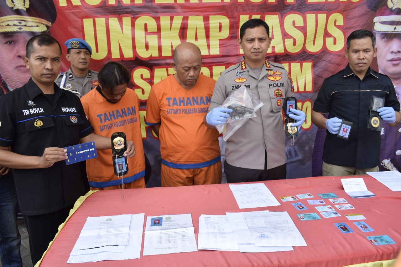 Anggota BIN Gadungan Diamankan Polresta dan Kodim Sidoarjo