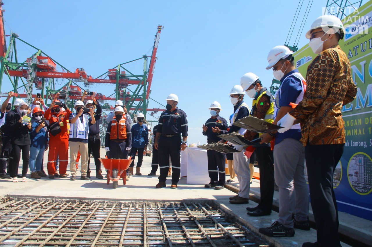 Proyek Perpanjangan Dermaga Petikemas TTL Hampir Tuntas, Waktu Tunggu ...